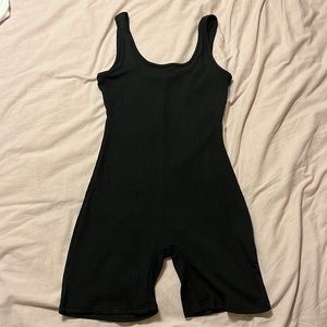 Amazon | Pants & Jumpsuits | New Ribbed Black Onesie | Poshmark